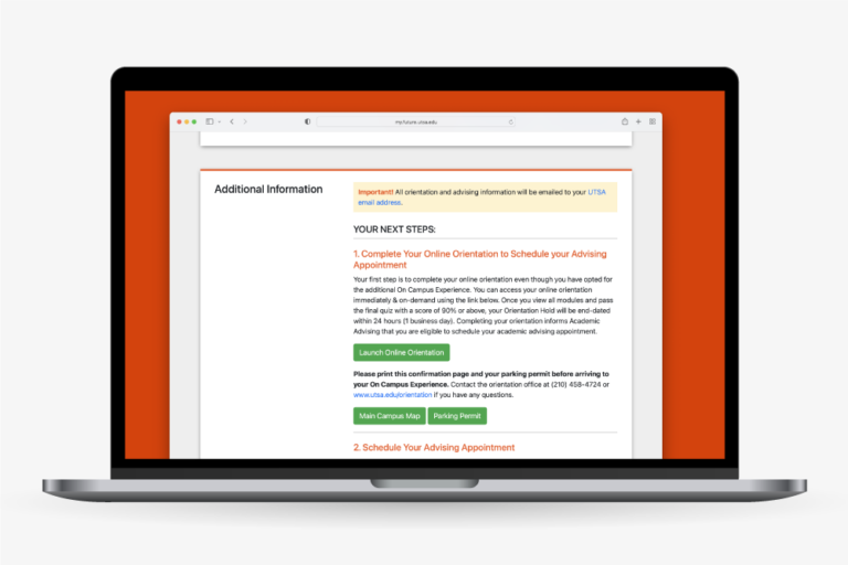 Freshman Orientation - UT San Antonio