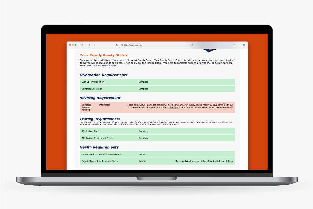 Freshman Orientation - UT San Antonio